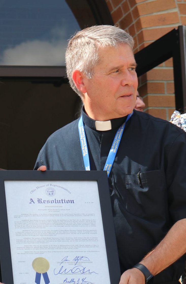 Proclamation for the Centennial – Blessed Sacrament Church